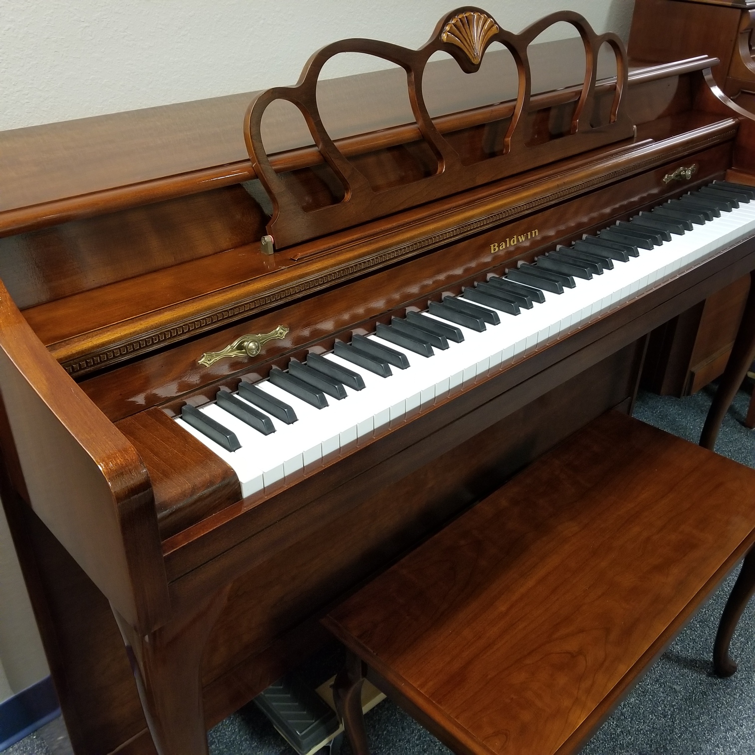Mahogany wurlitzer spinet piano 345754 - operfflorida